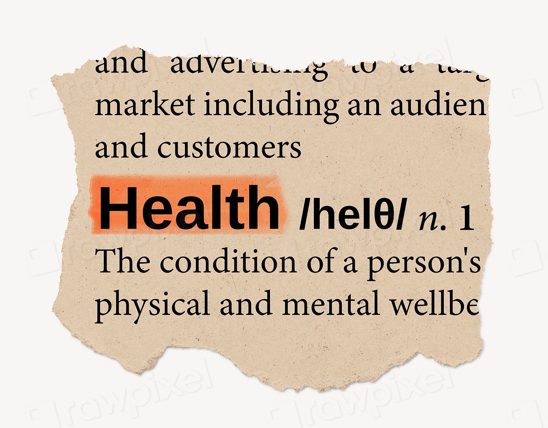Health definition, ripped dictionary word, | Free Photo - rawpixel