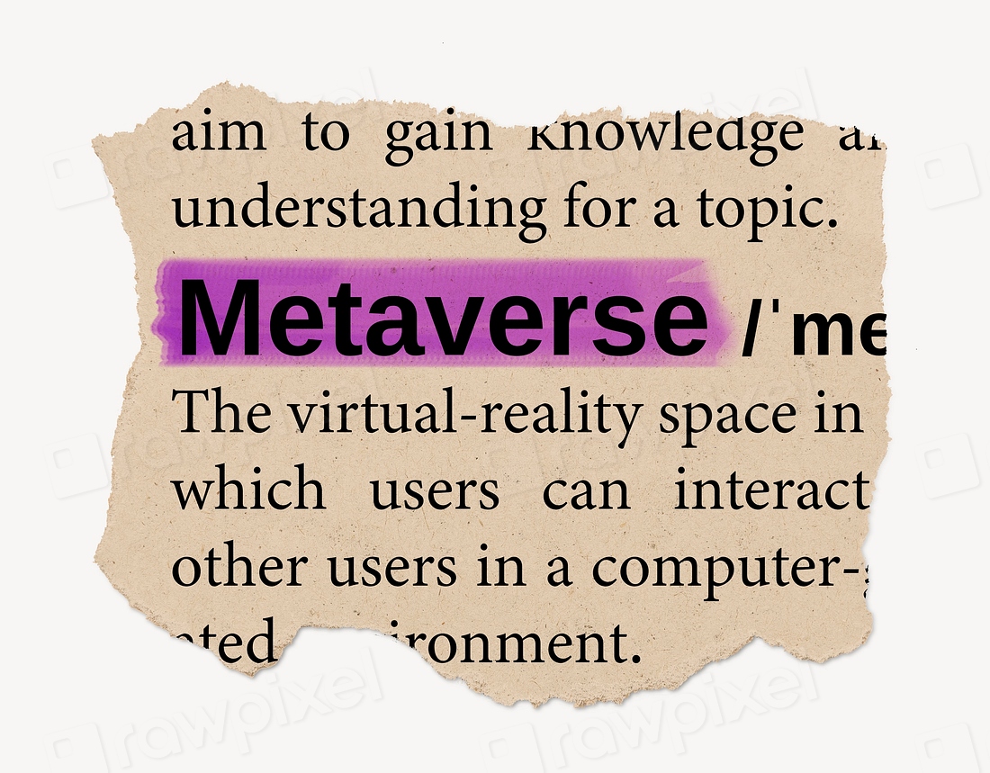 Metaverse definition, ripped dictionary word, | Free Photo - rawpixel