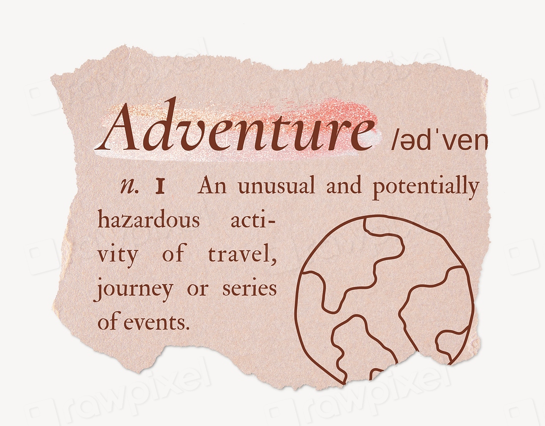 Adventure definition, ripped dictionary word | Free Photo - rawpixel