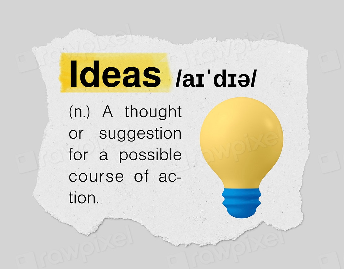 Ideas definition, torn dictionary word, | Free Photo - rawpixel