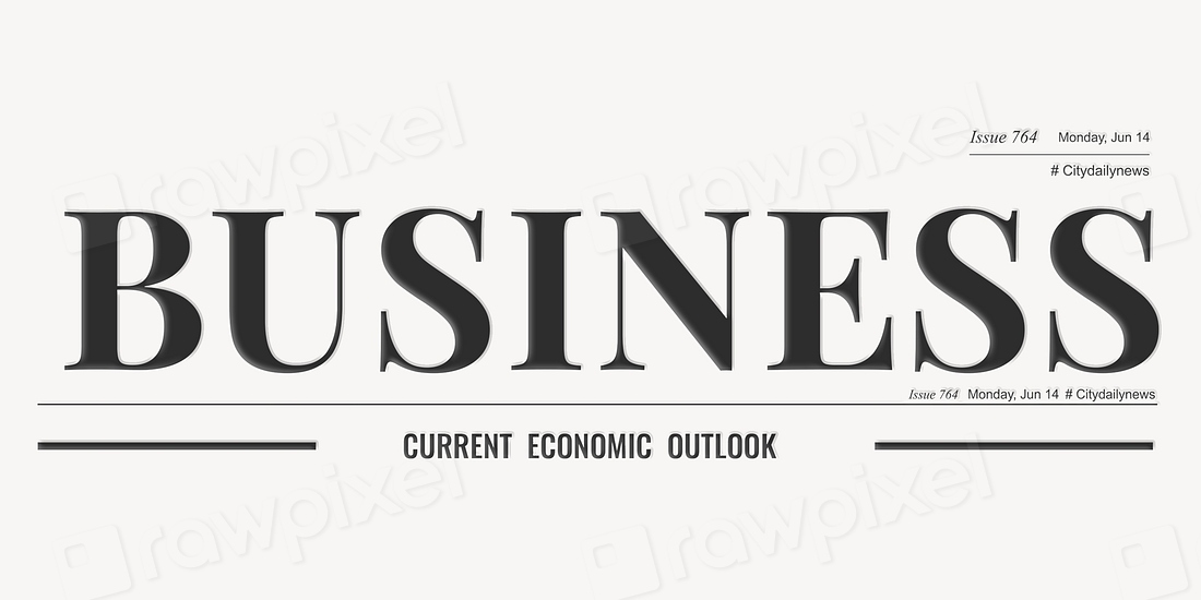 Business newspaper nameplate, modern publishing | Free Photo - rawpixel