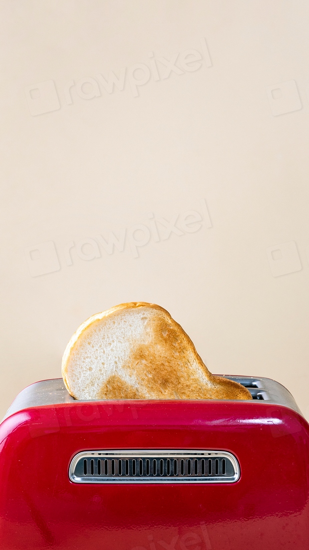 Sliced bread red toaster mobile | Premium Photo - rawpixel