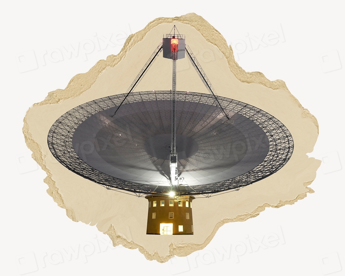 Deep space antenna, ripped paper | Premium Photo - rawpixel