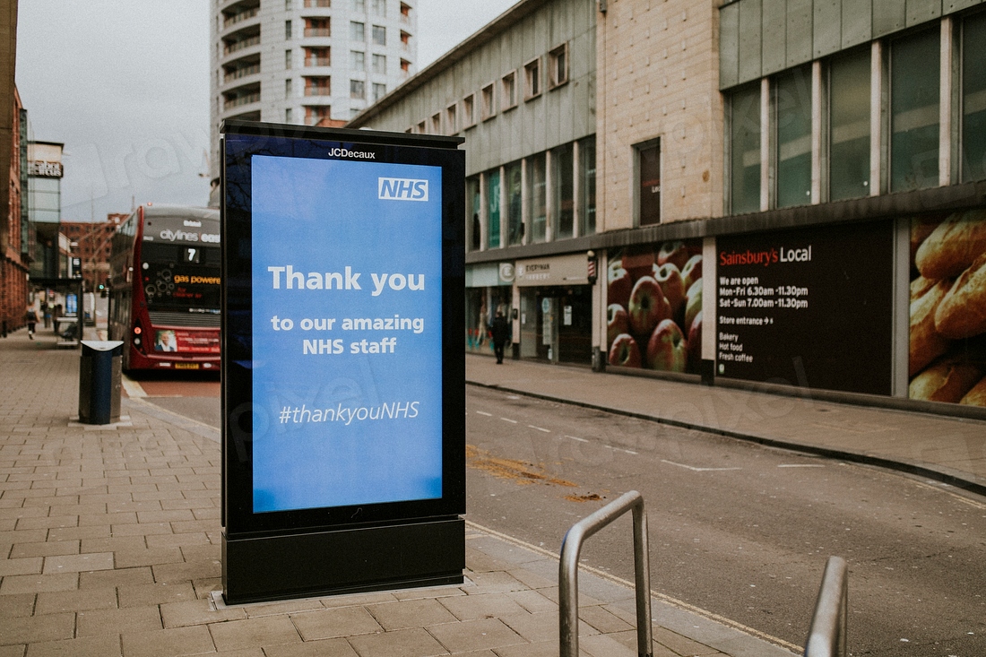 NHS's thank you staff advert | Premium Photo - rawpixel