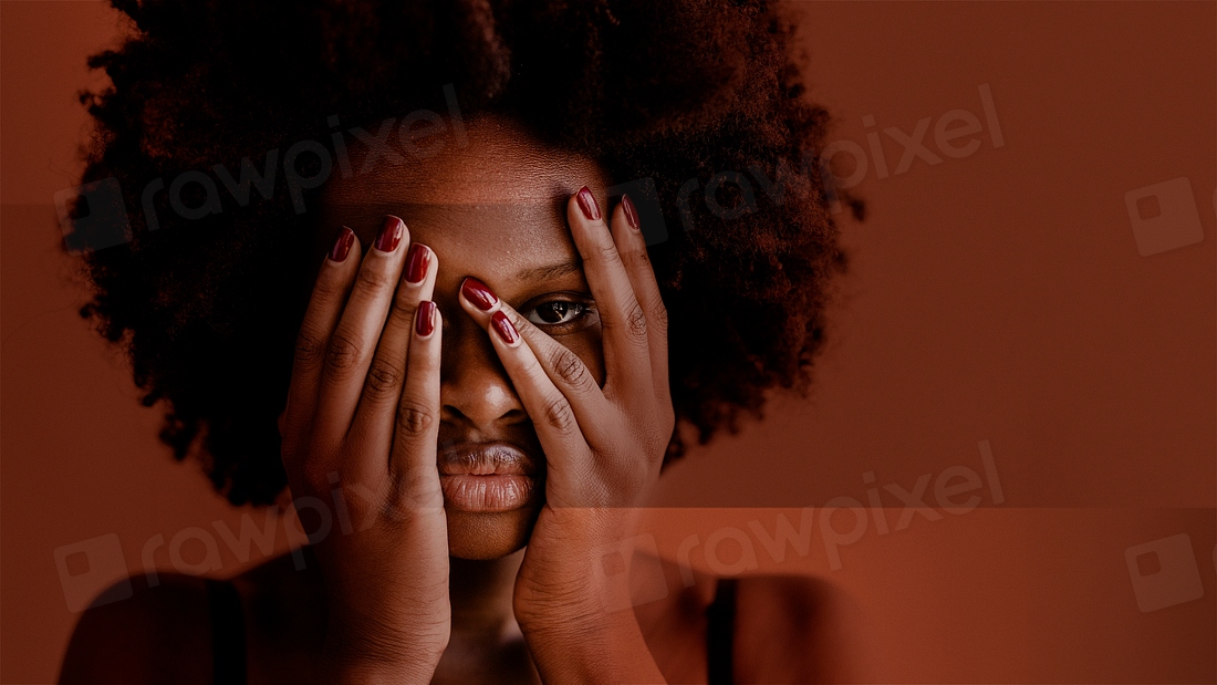 Black woman afro hair covering | Premium Photo - rawpixel