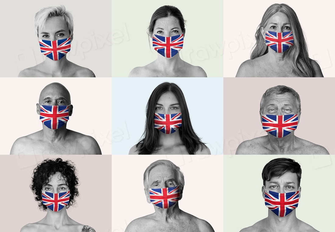 British people wearing face masks | Free Photo - rawpixel