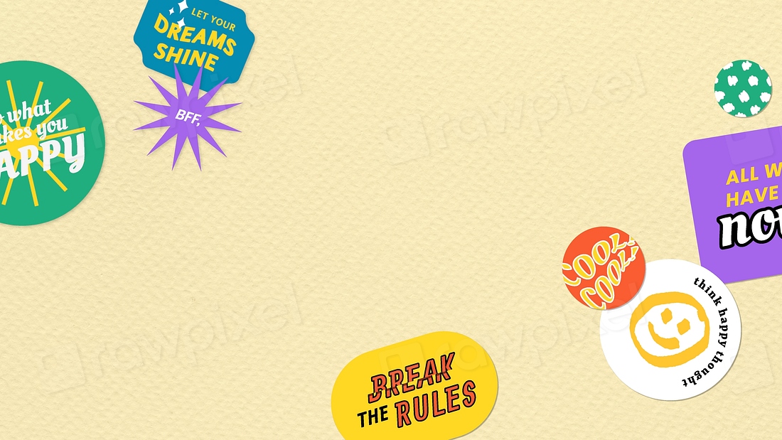 Word sticker border psd paper | Premium PSD - rawpixel