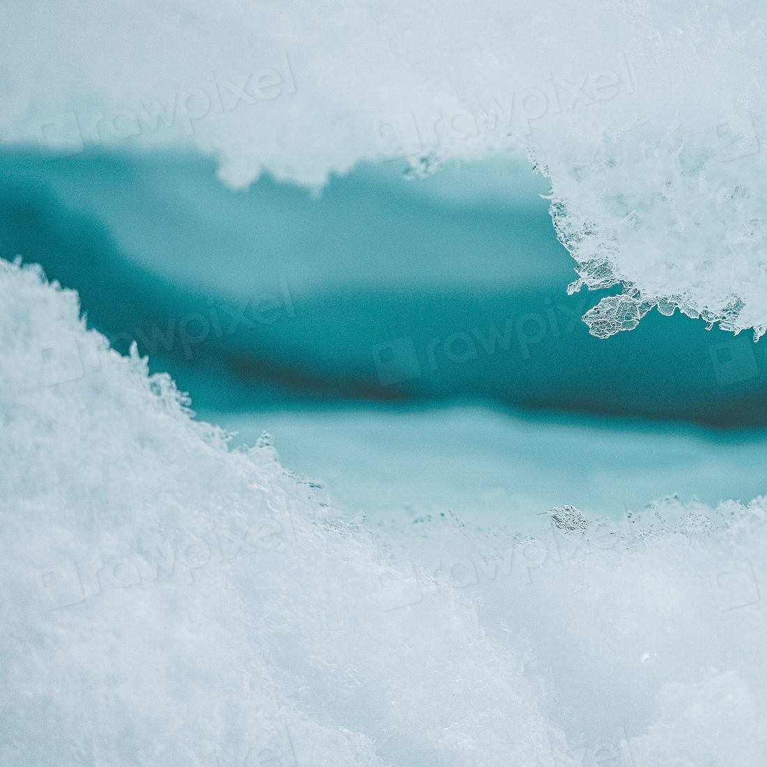 Frozen snow winter season background | Free Photo - rawpixel
