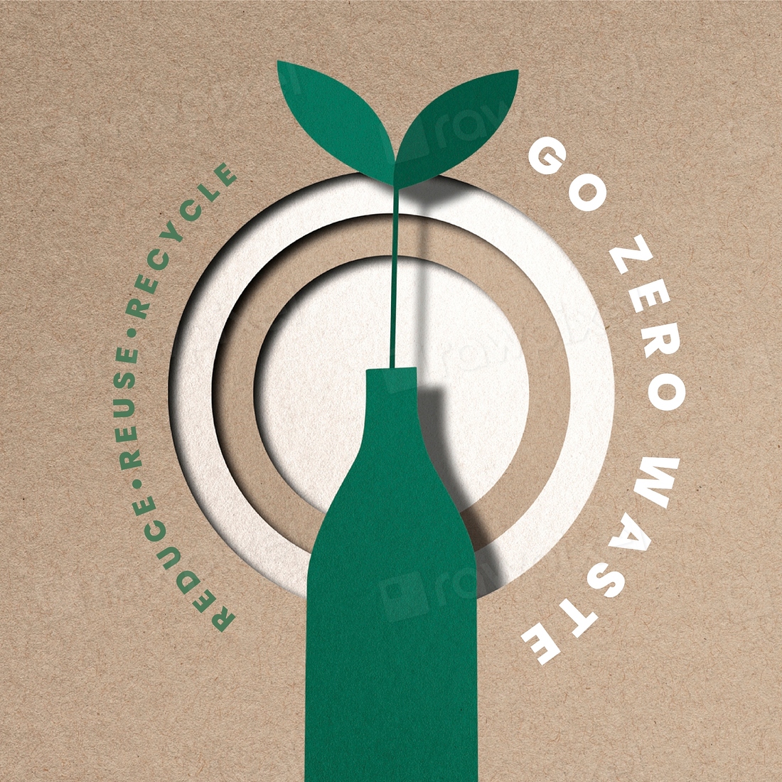 Reduce Reuse Recycle template vector | Premium Vector Template - rawpixel