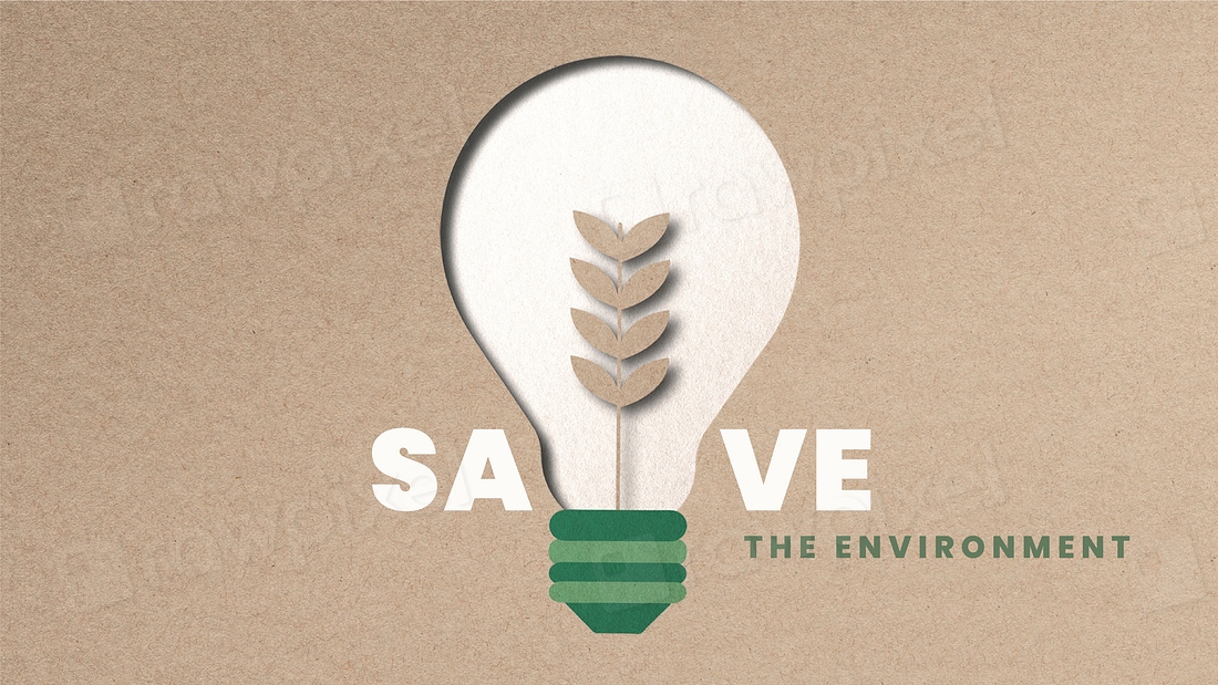 Green energy saving template vector | Premium Vector Template - rawpixel
