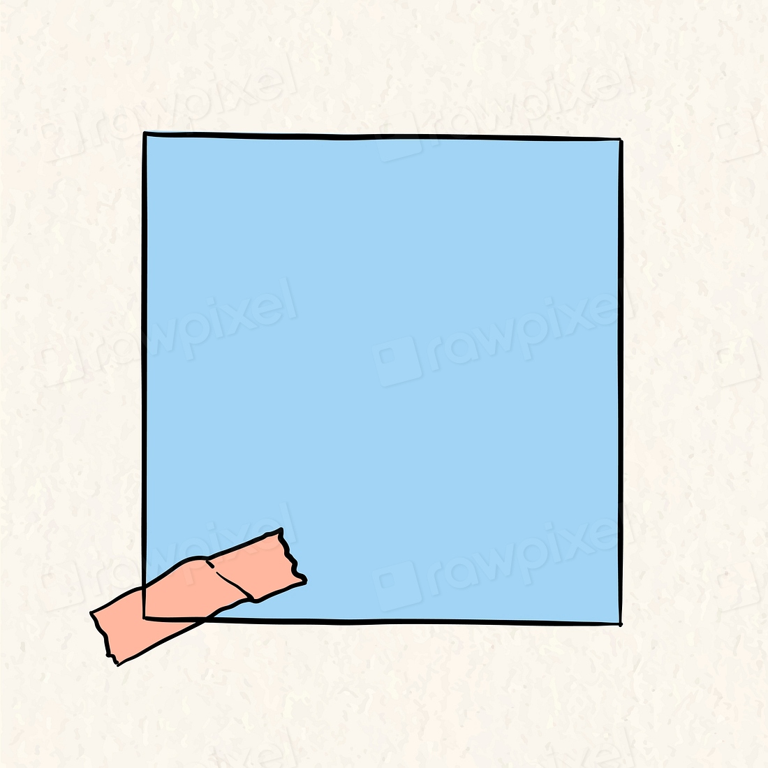Sticker note vector beige background | Premium Vector - rawpixel