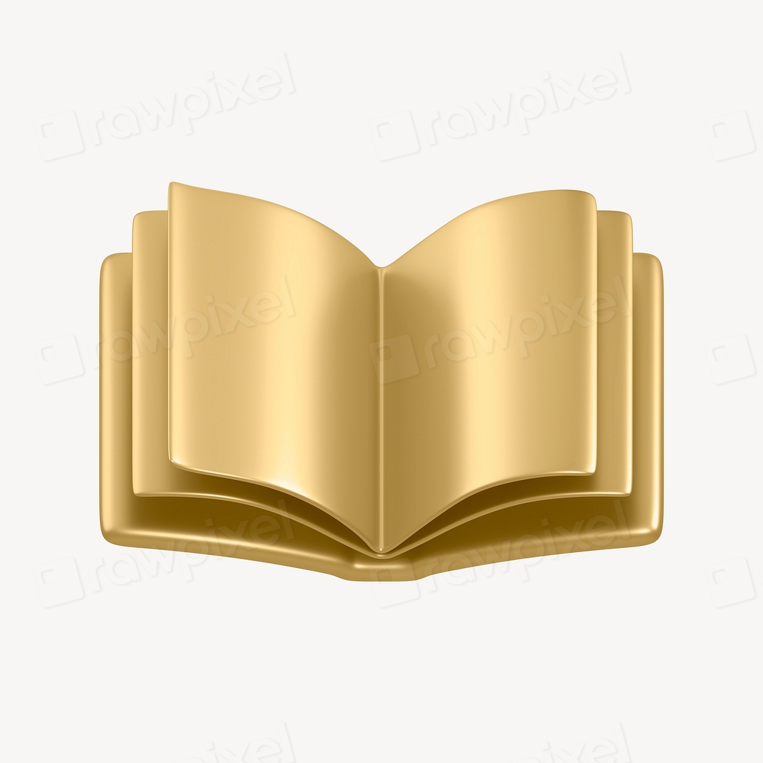 Gold book, education 3D icon | Premium PSD - rawpixel