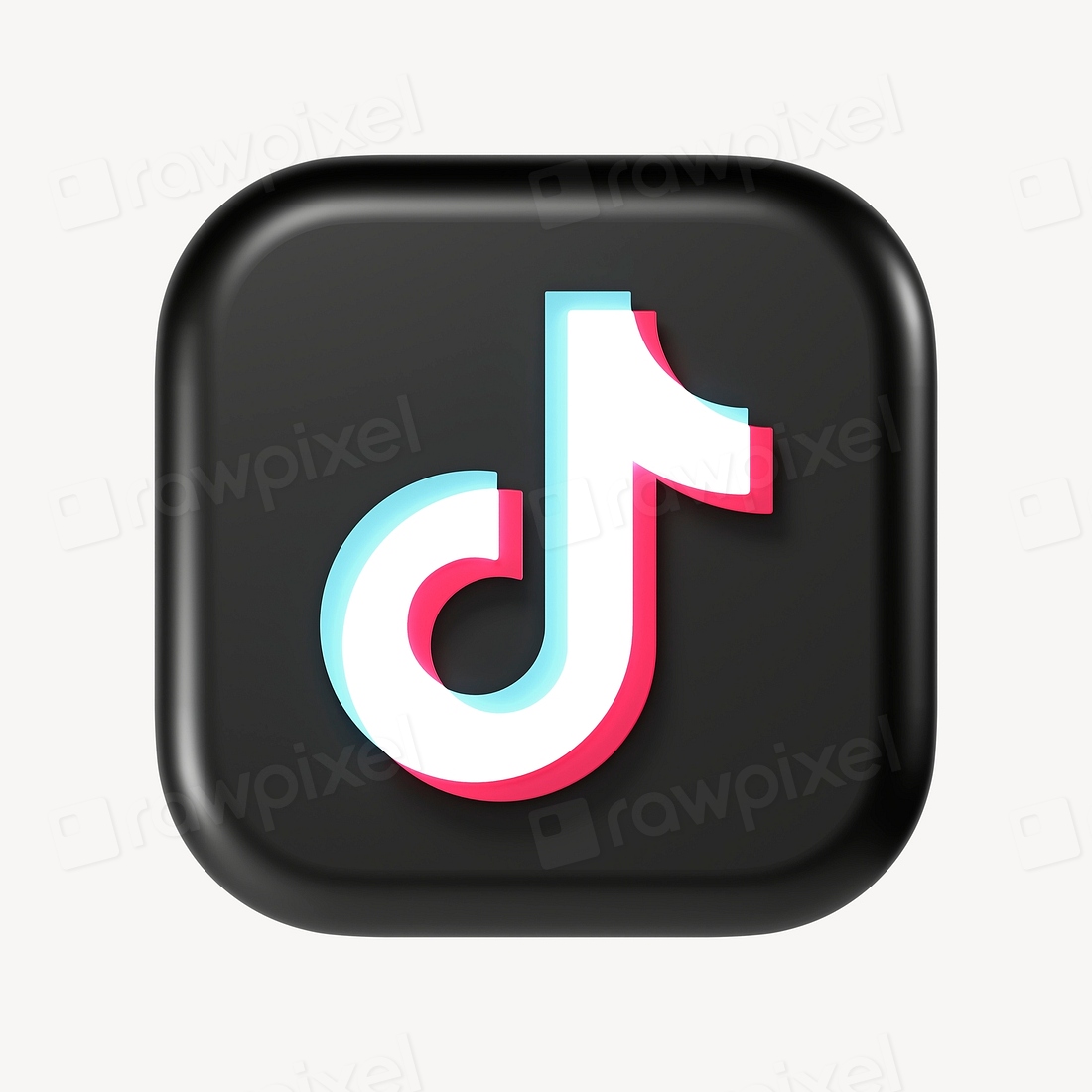 TikTok icon social media 3D | Premium PSD - rawpixel