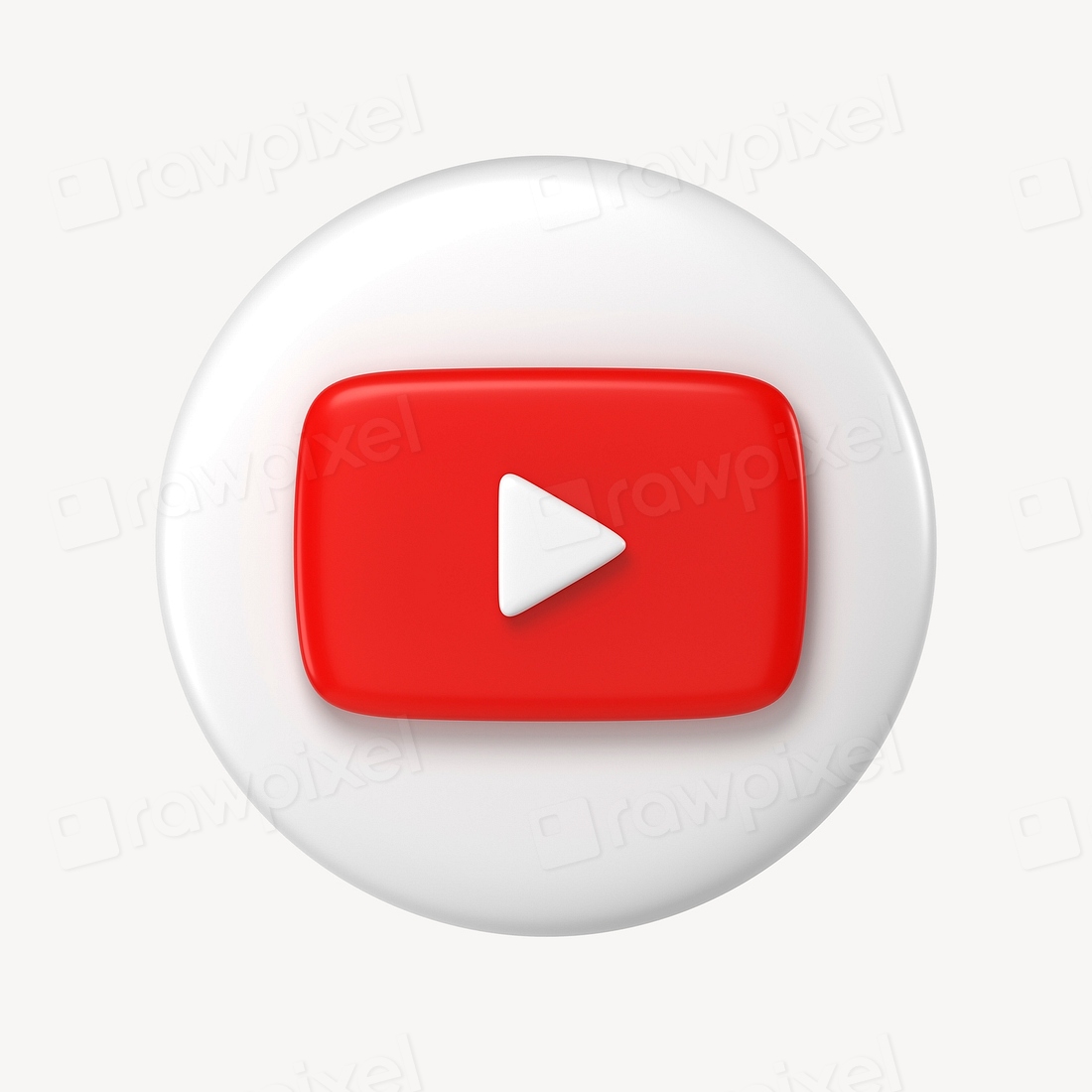 YouTube icon social media 3D | Free Photo Illustration - rawpixel