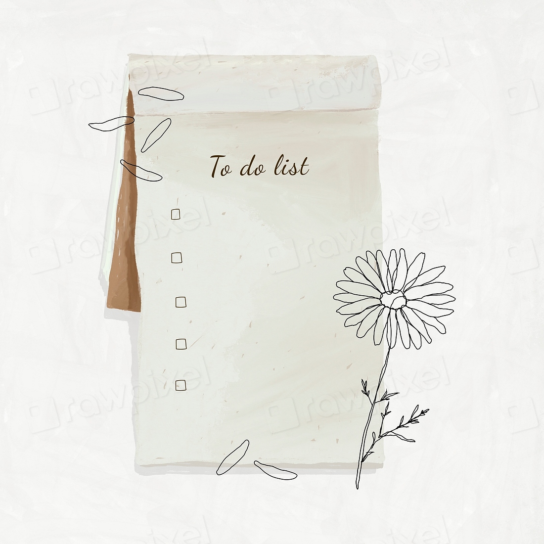 do list, aesthetic stationery doodle | Premium PSD Illustration - rawpixel