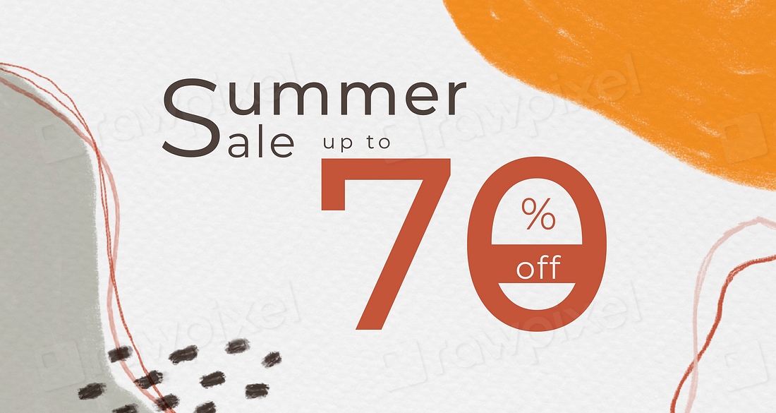 Summer sale 70% social media | Premium Vector Template - rawpixel