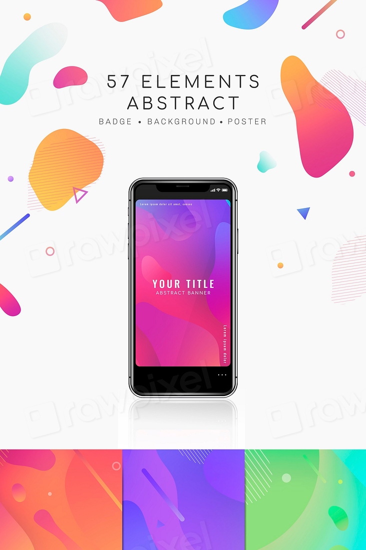 Colorful abstract seamless patterned background | Premium Vector - rawpixel