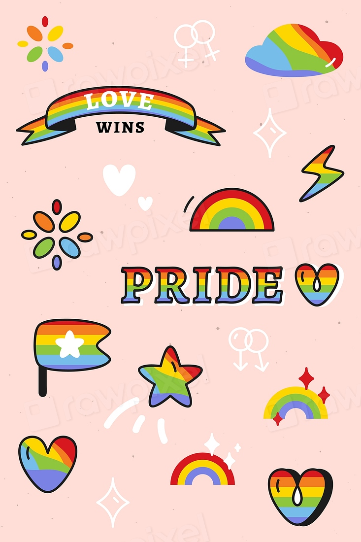Support LGBTQ pride element vector | Premium Vector - rawpixel