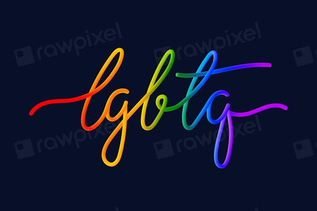 Handwritten LGBT 3D word vector | Premium Vector - rawpixel