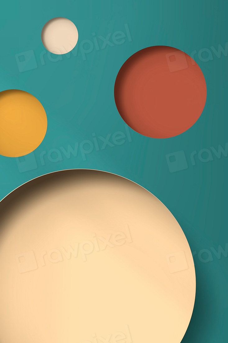 Colorful paper notched round drop | Premium Vector - rawpixel