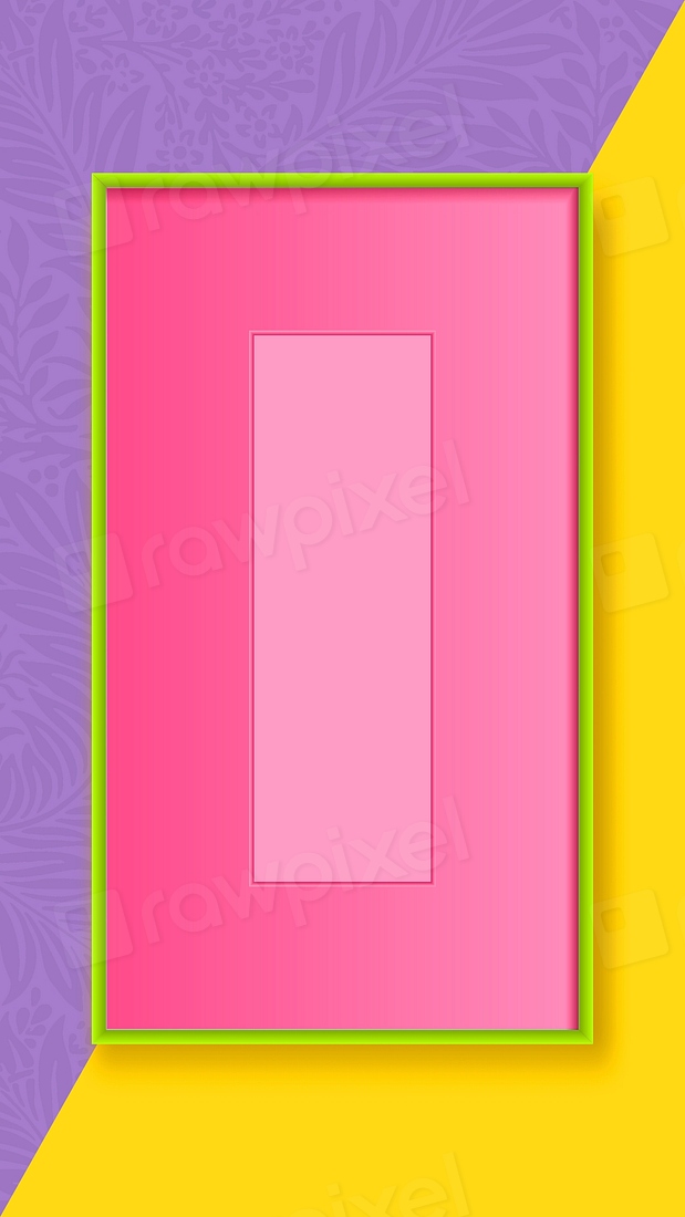 Green rectangle frame mobile phone | Premium Vector - rawpixel