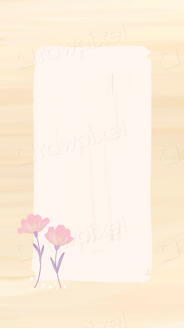 Rectangle cosmos flower frame vector | Premium Vector - rawpixel