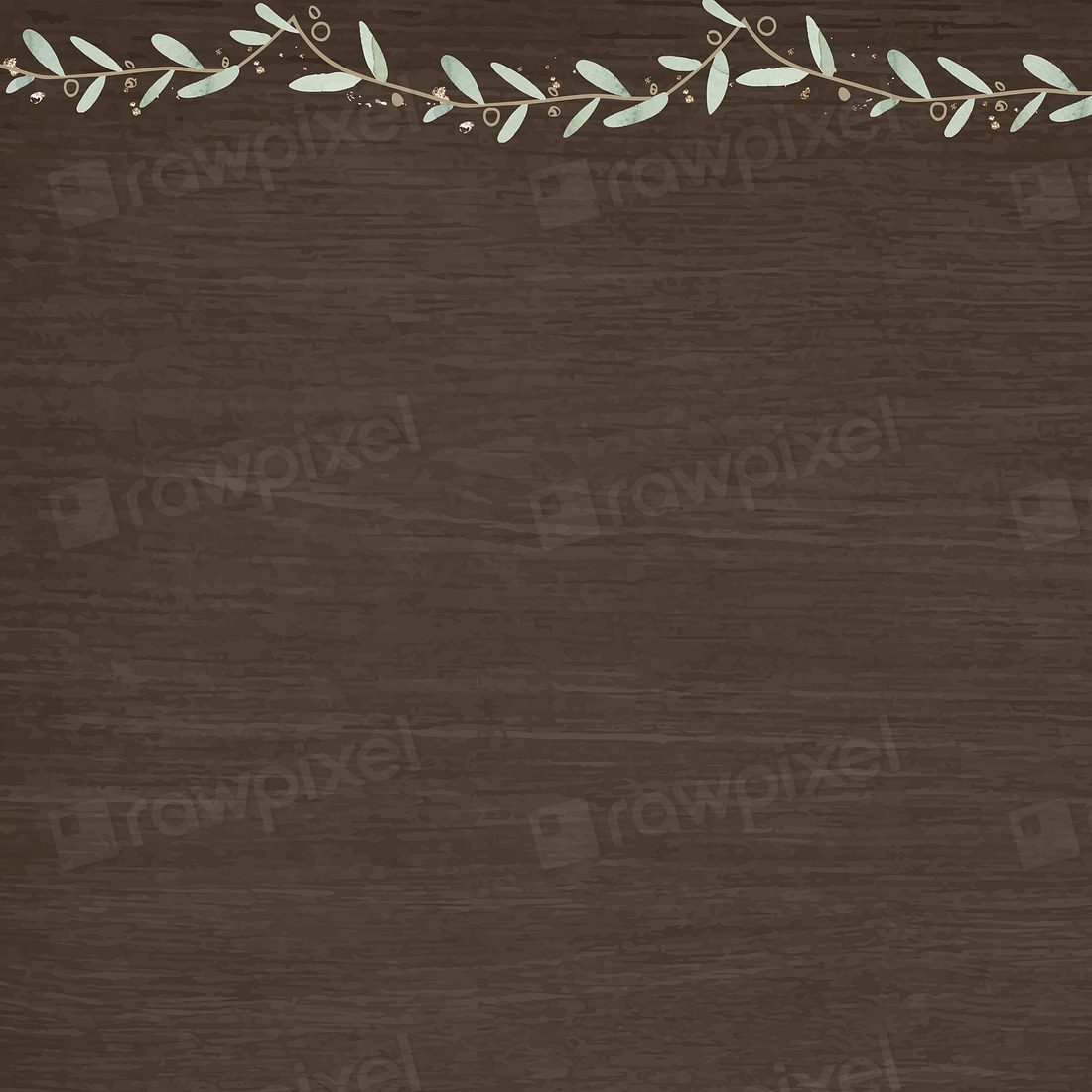 Leaf on brown background vector | Free Vector - rawpixel