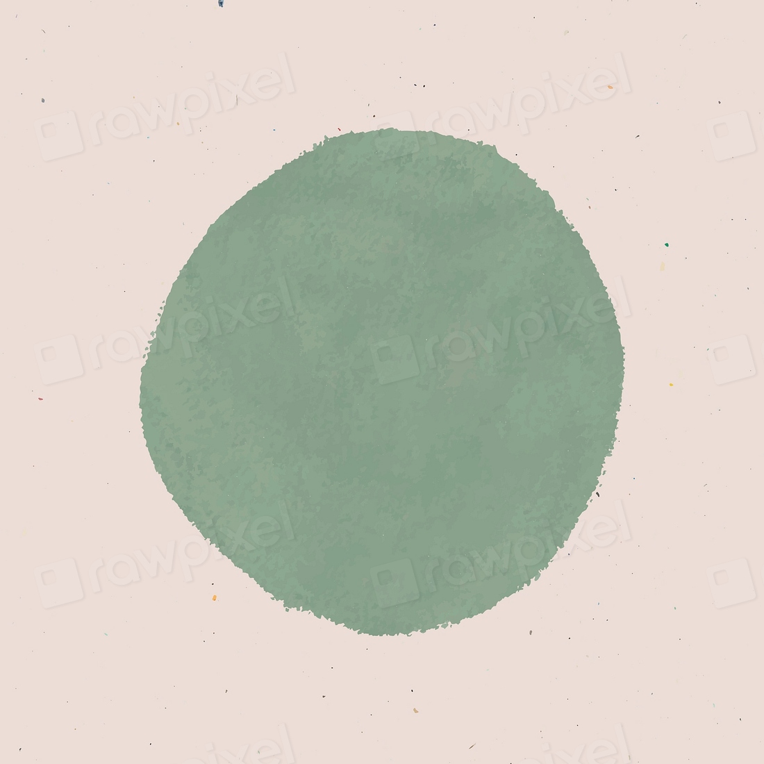 Solid green round watercolor element | Premium Photo - rawpixel