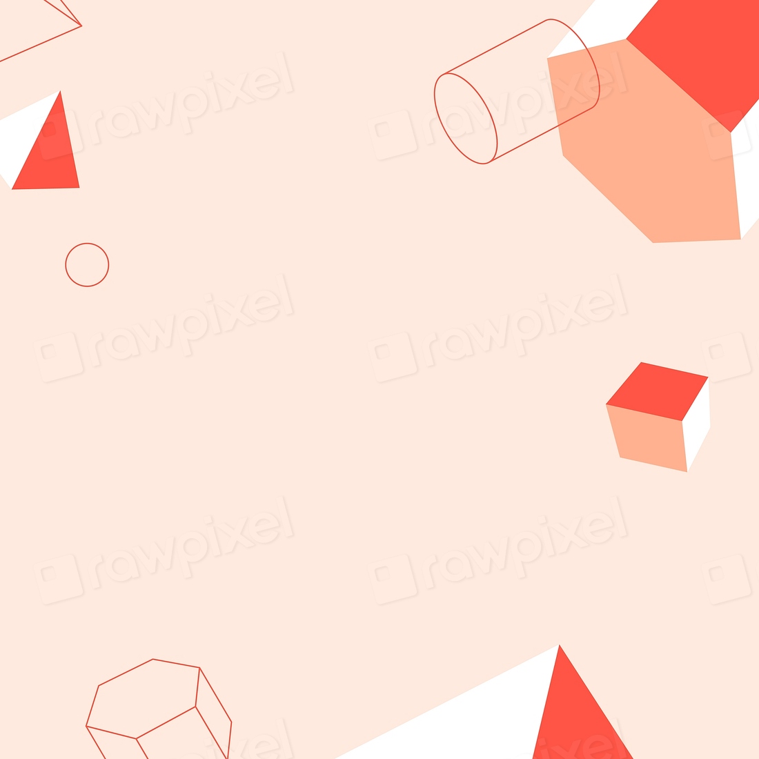 Pink geometrical patterned background vector | Free Vector - rawpixel