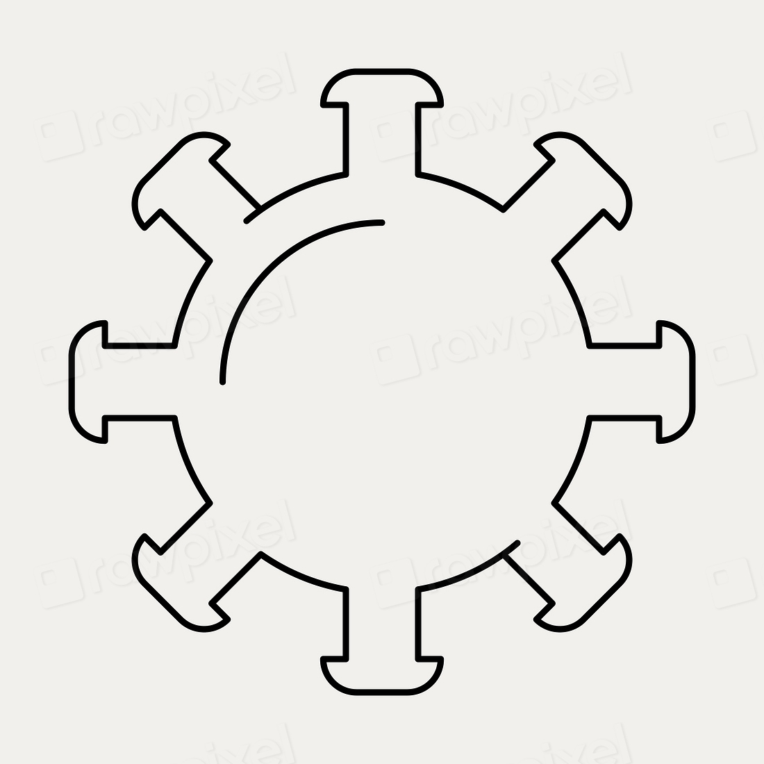 Corona virus cell vector | Free Vector - rawpixel