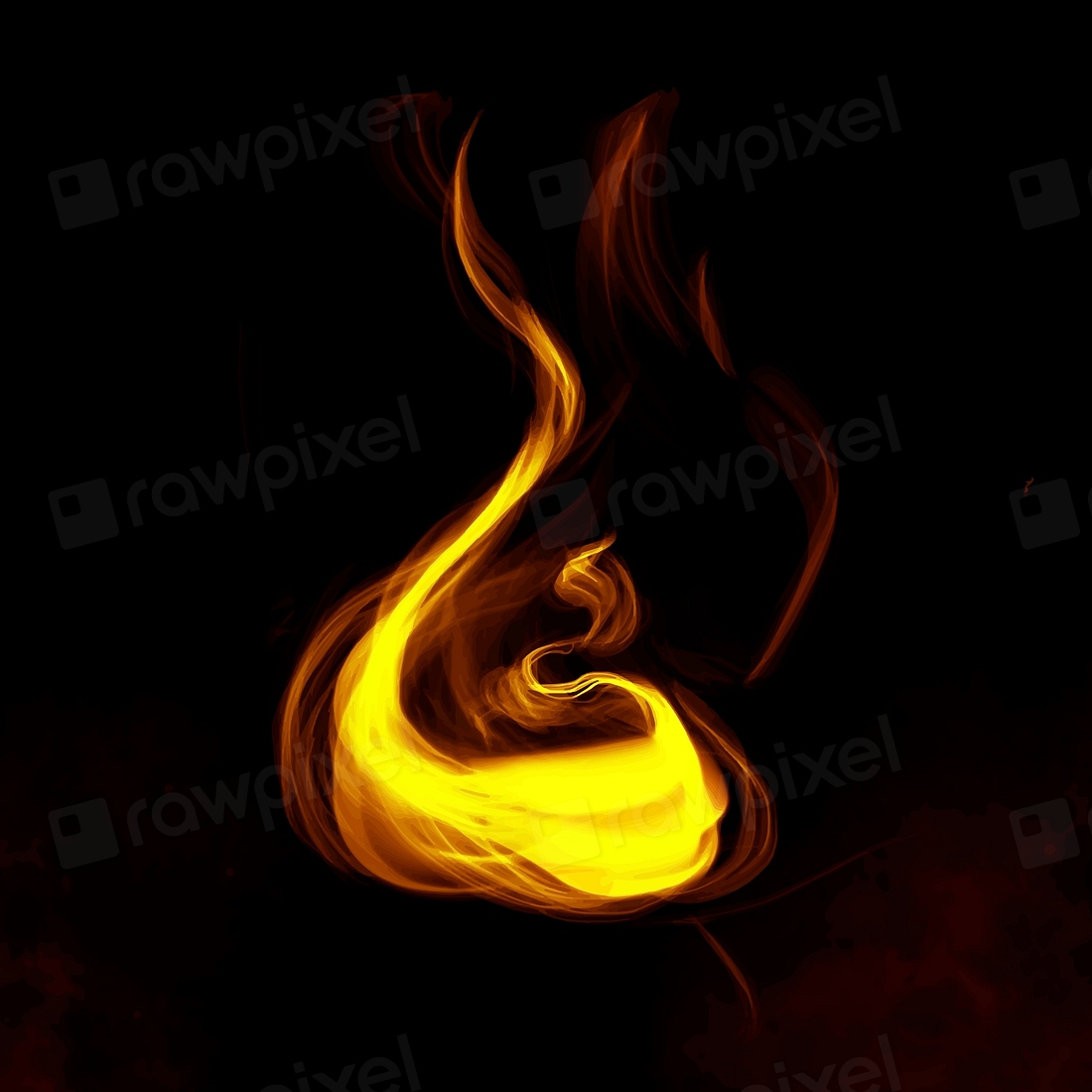 Yellow smoke element graphic vector | Premium Vector - rawpixel