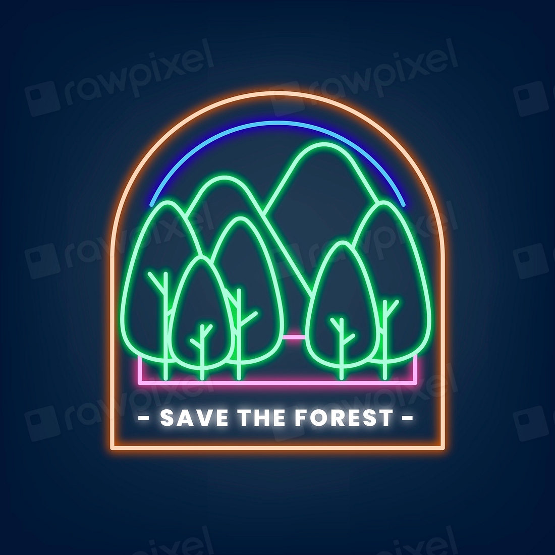 Glowing neon sign vector illustration | Free Vector - rawpixel