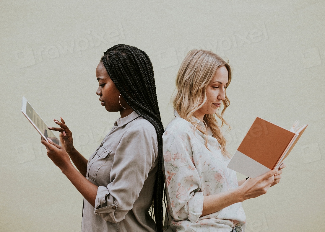 Diverse women reading book and | Premium Photo - rawpixel