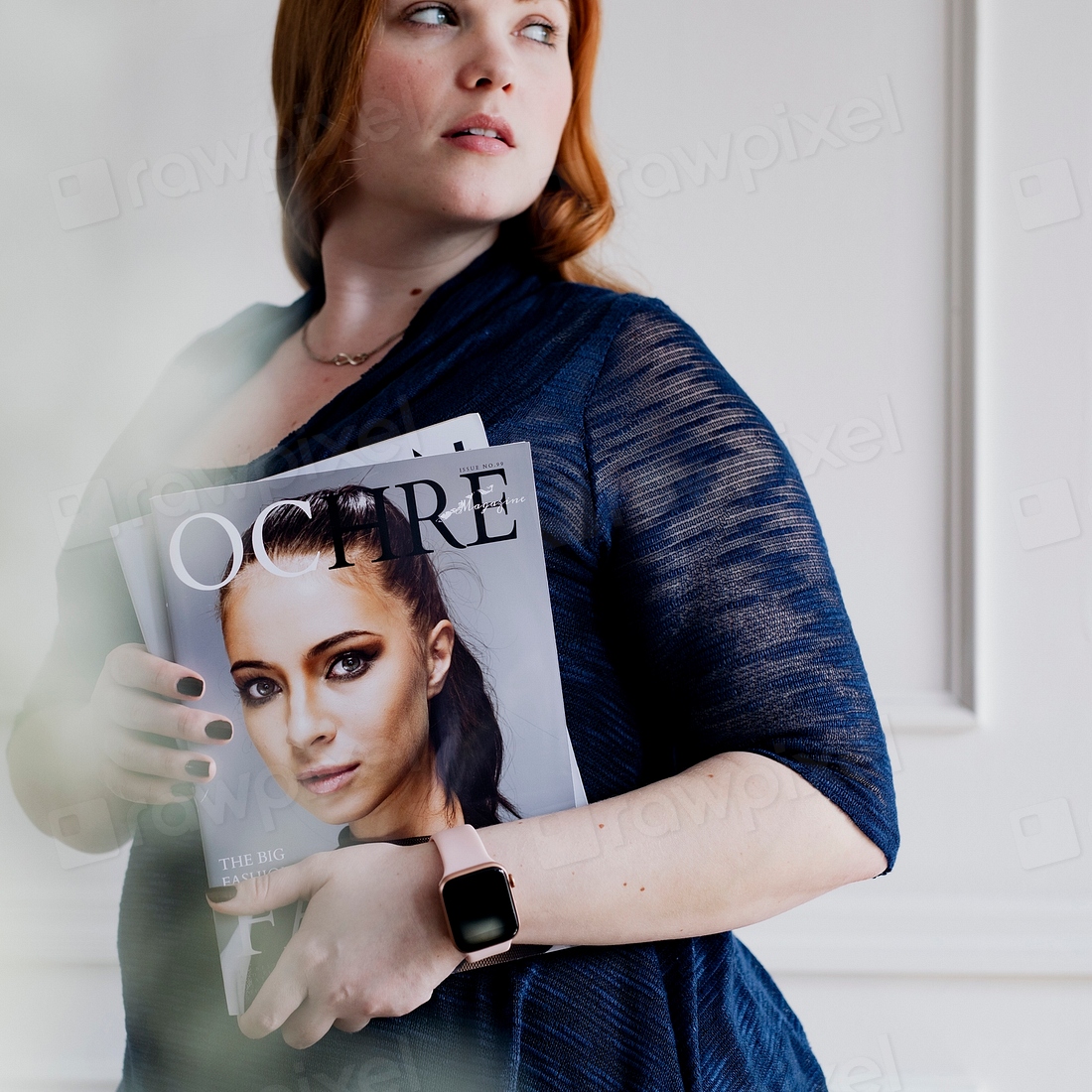 Woman holding a magazine | Premium Photo - rawpixel