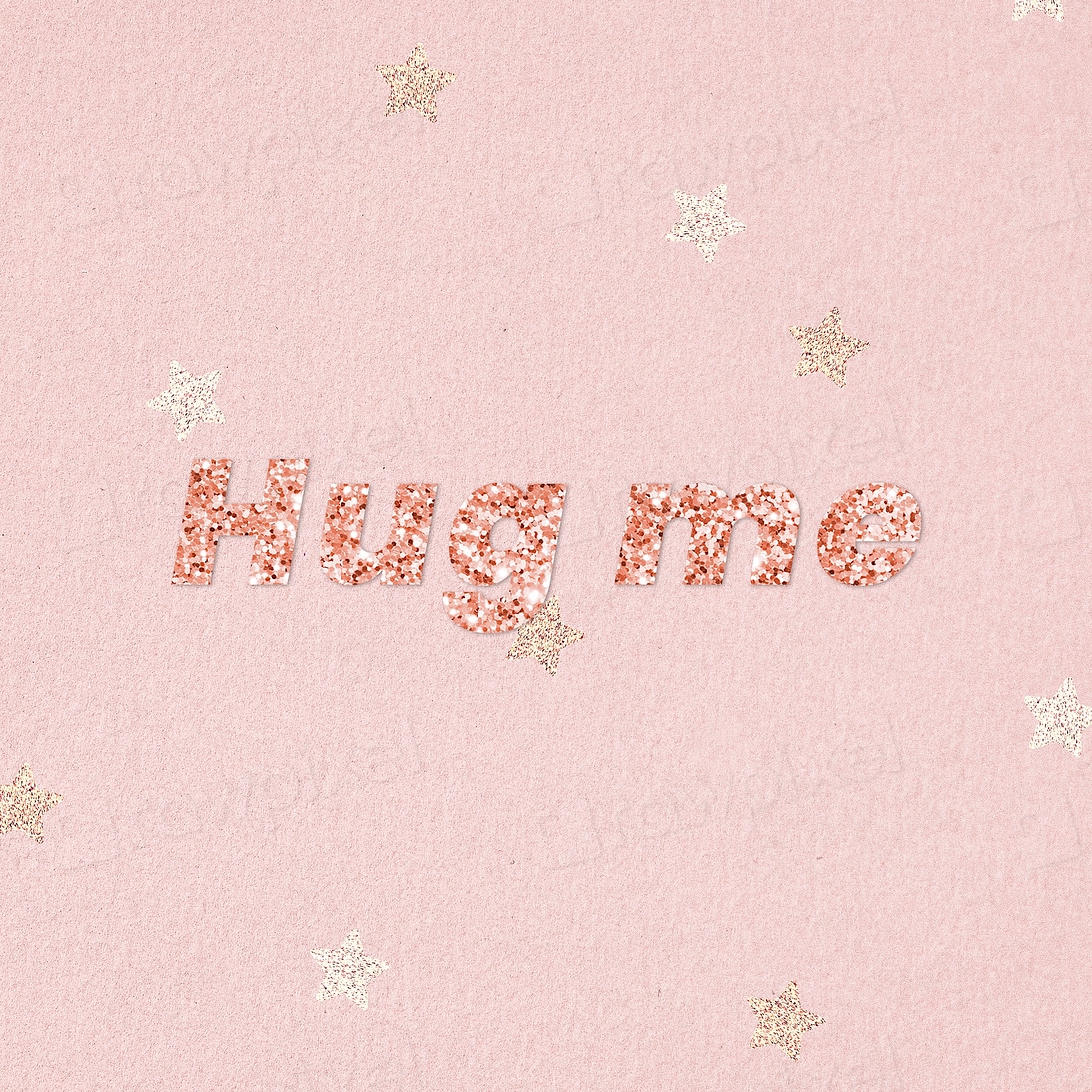 Glittery hug me typography on star | Free Photo - rawpixel