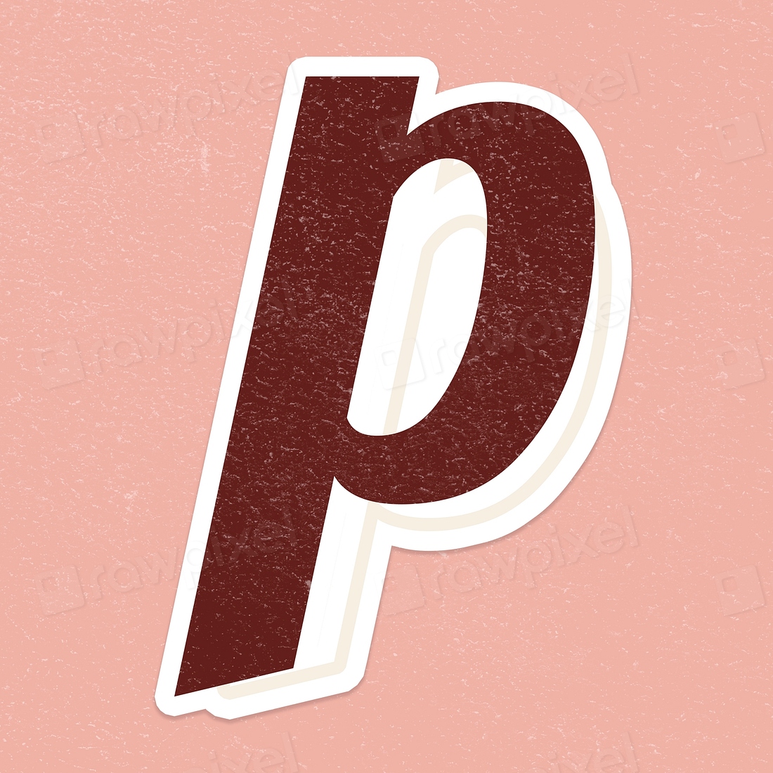 Letter P font printable z | Premium PSD - rawpixel