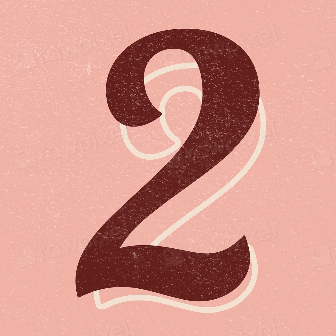 Number two sign symbol icon | Premium PSD - rawpixel