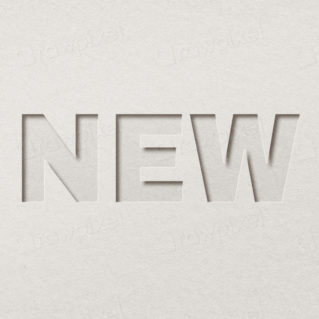 New word paper cut font | Free Photo - rawpixel