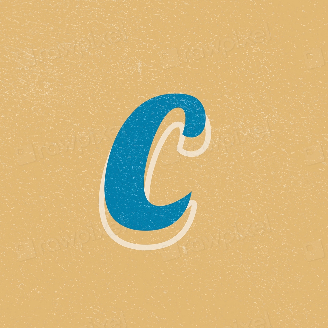 Letter c psd alphabet lettering | Free PSD - rawpixel