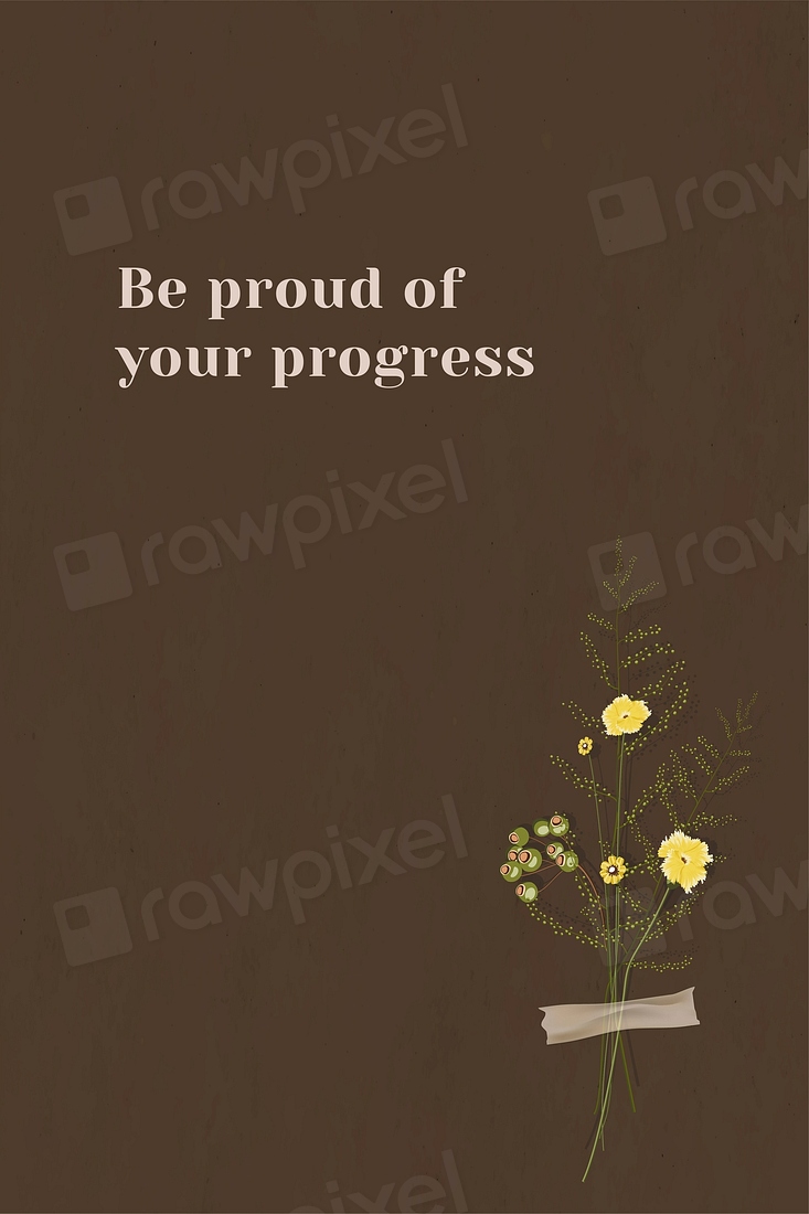 Wall be proud your progress | Free Photo - rawpixel