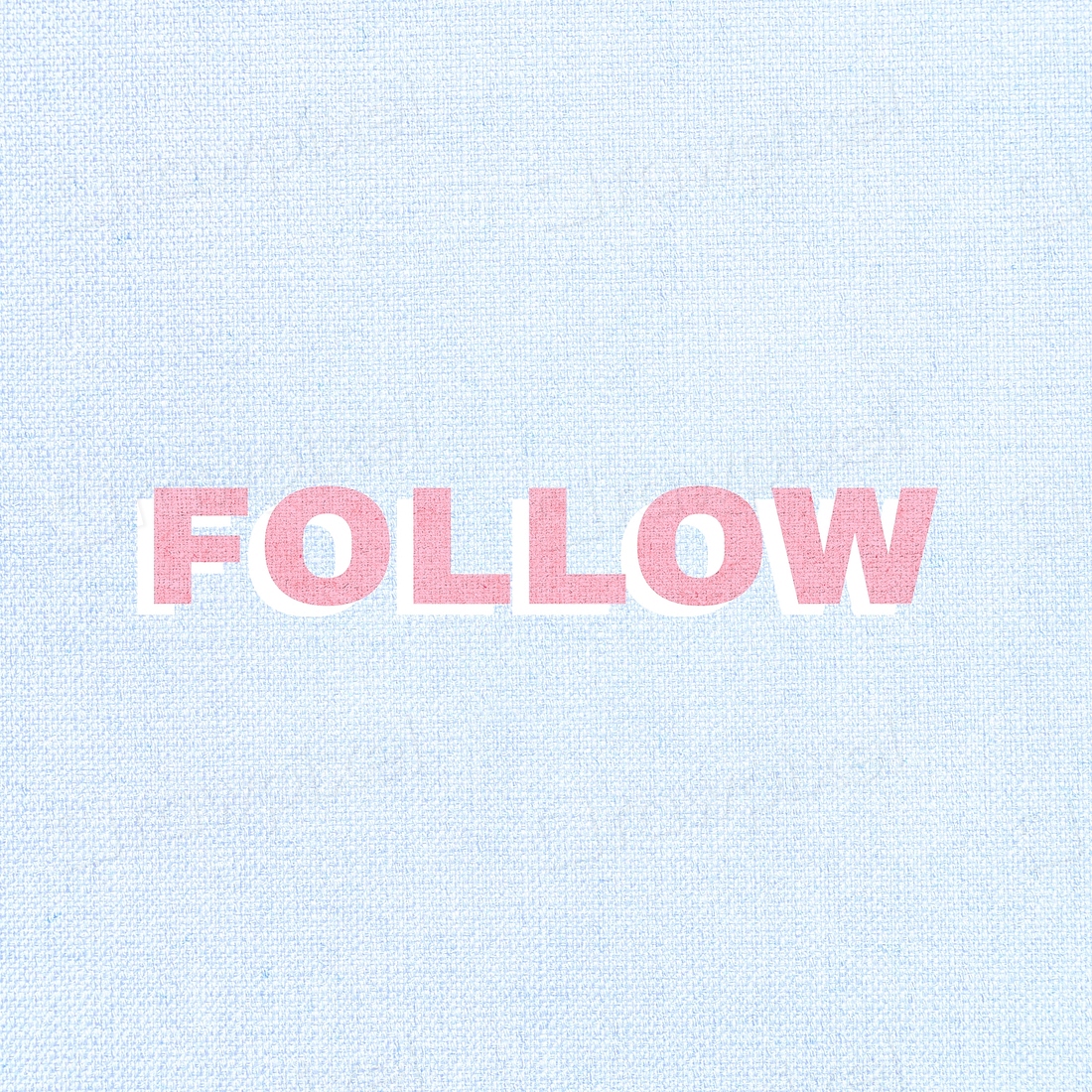 Follow word shadow font typography | Free Photo - rawpixel