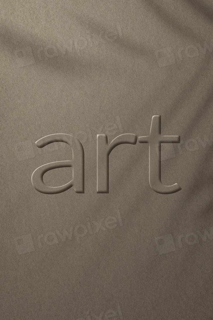 Word art embossed typography shadow | Free Photo - rawpixel