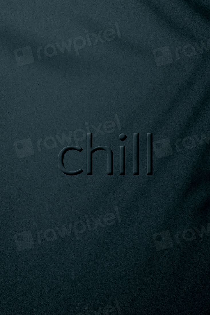 Embossed chill word plant shadow | Free Photo - rawpixel