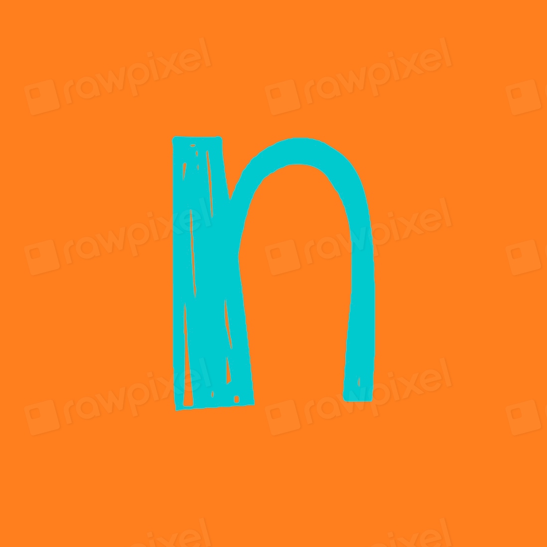 Letter N vector doodle typography | Premium Vector - rawpixel