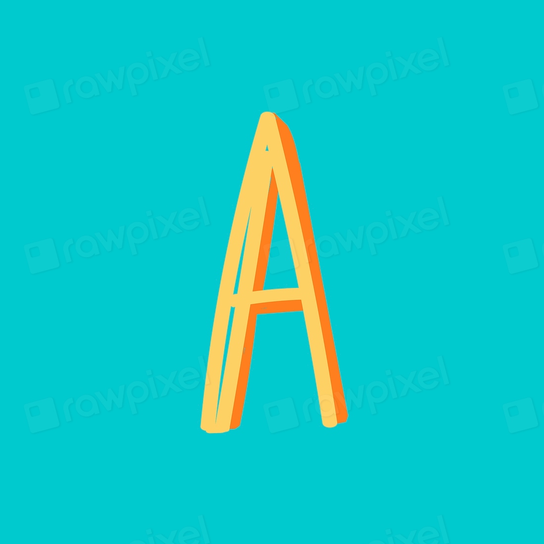 Letter hand drawn vector typography | Premium Vector - rawpixel