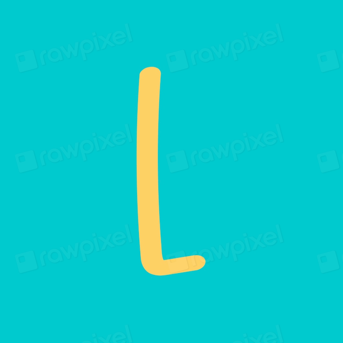Letter L vector doodle typography | Premium Vector - rawpixel