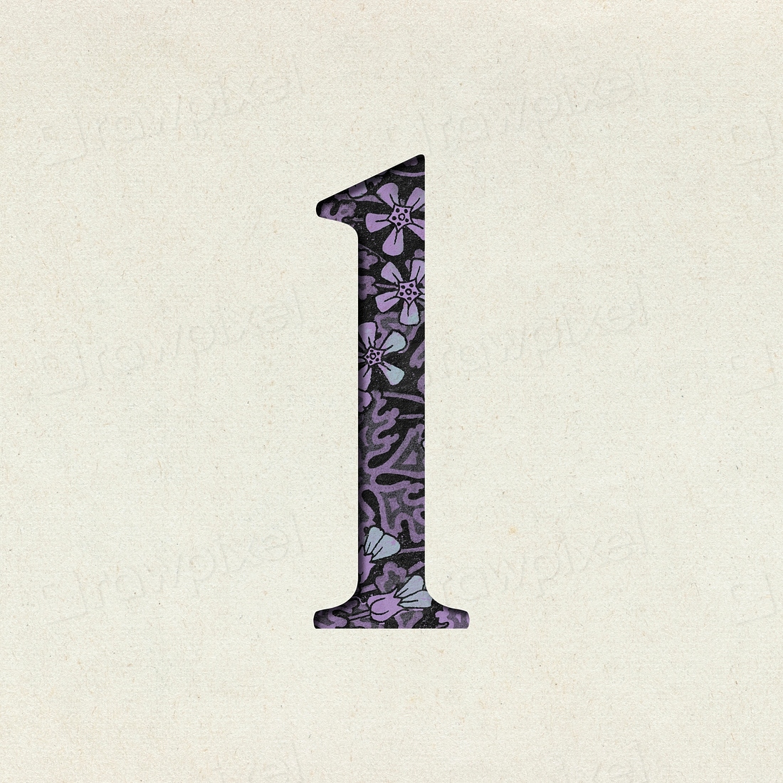 Vintage purple letter L psd | Premium PSD - rawpixel