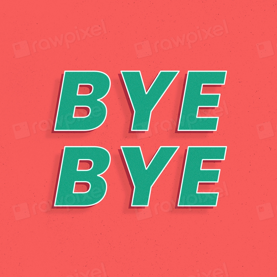 Bye bye retro shadow typography | Free Photo - rawpixel