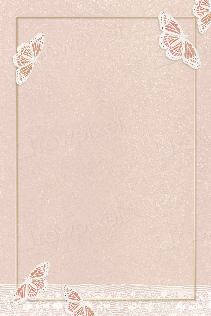 Rectangle frame butterflies design element | Premium PSD - rawpixel
