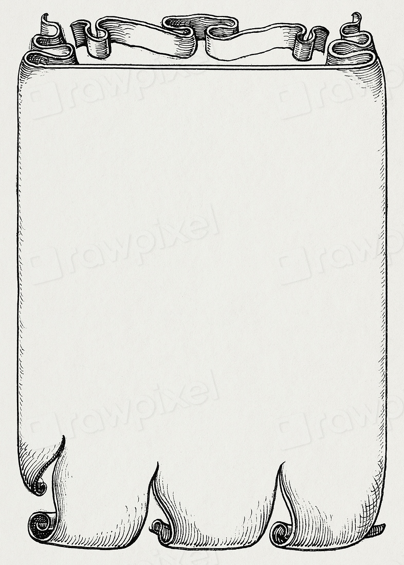 Medieval parchment banner black and | Premium Photo - rawpixel